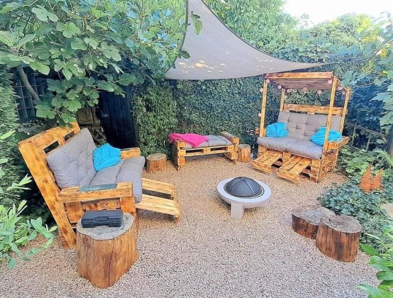 +20 Ideas de colores para reciclar y construir con pallets - Pallets Decor