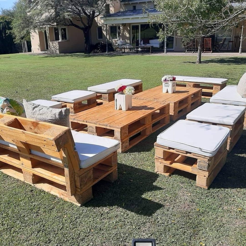 #25 ideas variadas para hacer muebles con pallets reciclados - Pallets ...