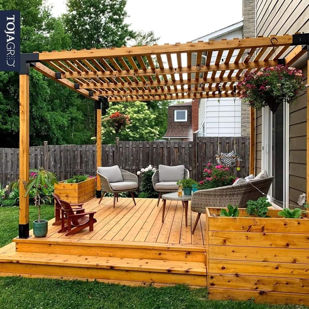 ¿Es posible hacer pergolas y terrazas usando pallets y maderas baratas ...