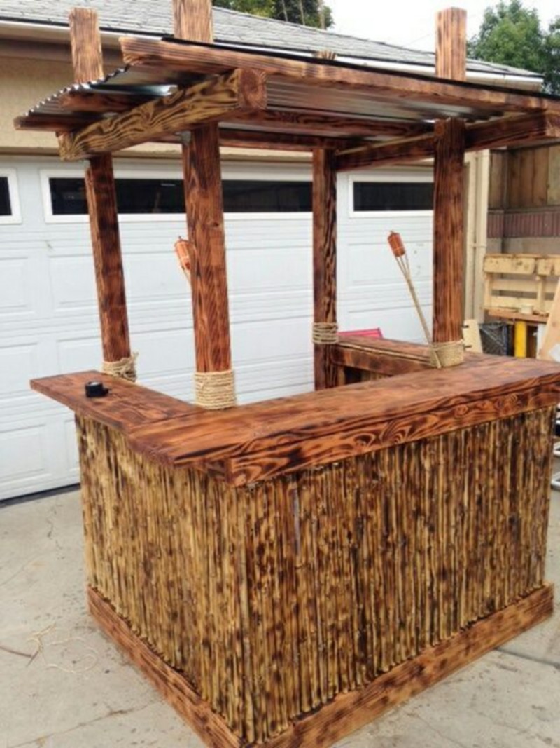 45 imágenes inspiradoras de bares elaborados con pallets - Pallets Decor