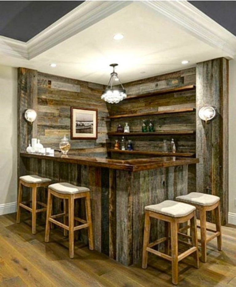 45 imágenes inspiradoras de bares elaborados con pallets - Pallets Decor
