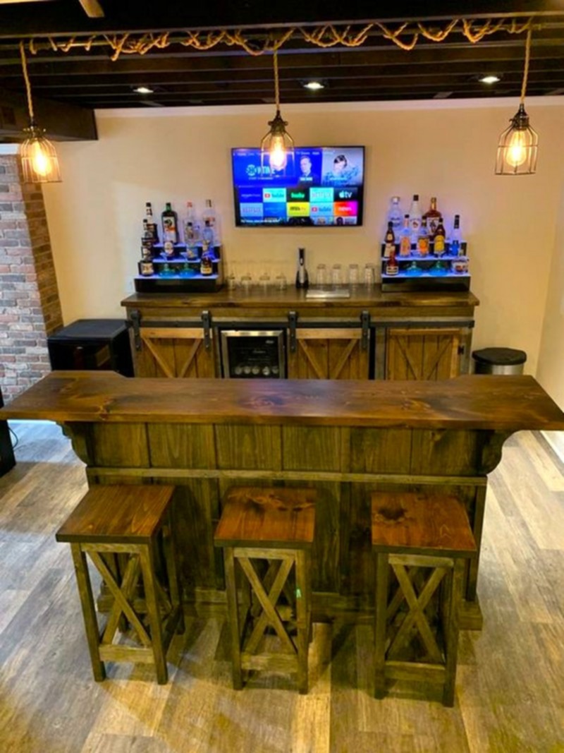 45 imágenes inspiradoras de bares elaborados con pallets - Pallets Decor