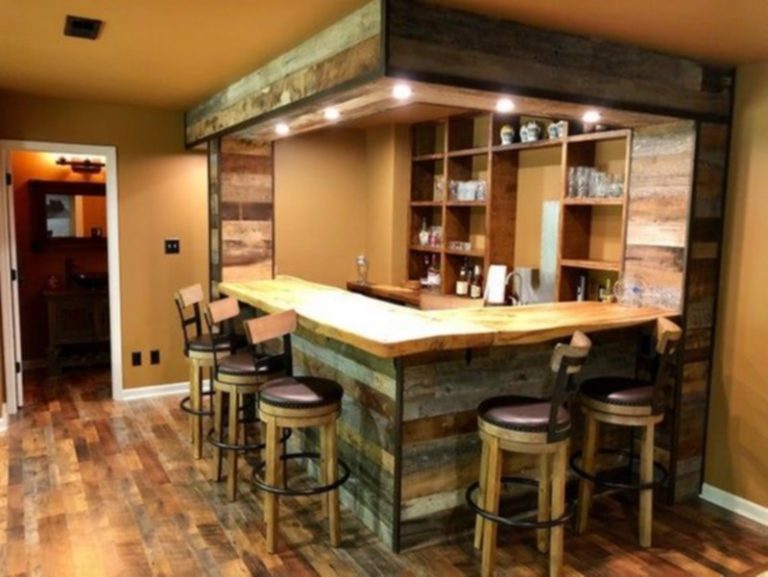 45 imágenes inspiradoras de bares elaborados con pallets - Pallets Decor